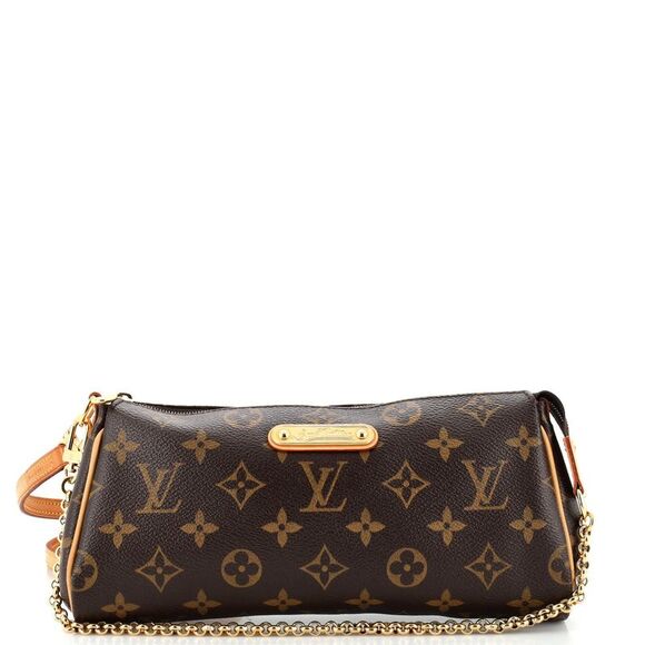 Louis Vuitton | Bags | Louis Vuitton Eva Handbag Monogram Canvas Brown ...